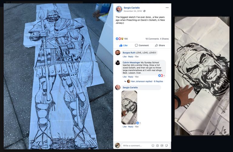 Goliath Poster Creation – Calvary Curriculum